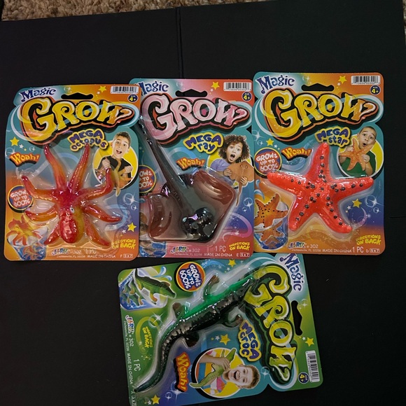 Toys | Magic Grow Mega Pets Toy Lott Of 4 | Poshmark